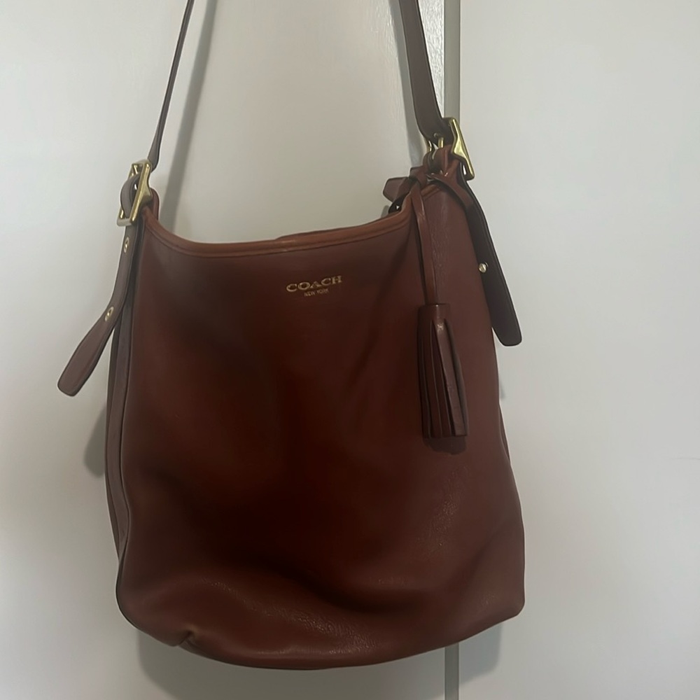 Coach 19889 Legacy Duffle With Tassel - Leather - Mah… - Gem